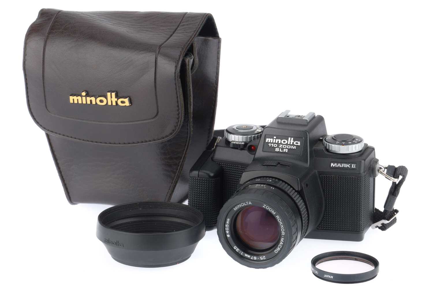 Lot 79 - A Minolta 110 Zoom MkII SLR Camera,