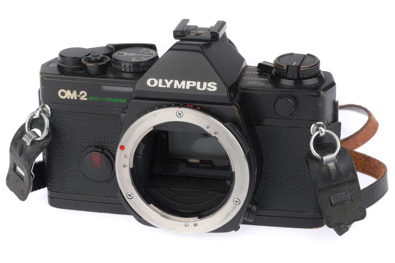 Lot 124 - An Olympus OM-2 Spot/Program 35mm Camera
