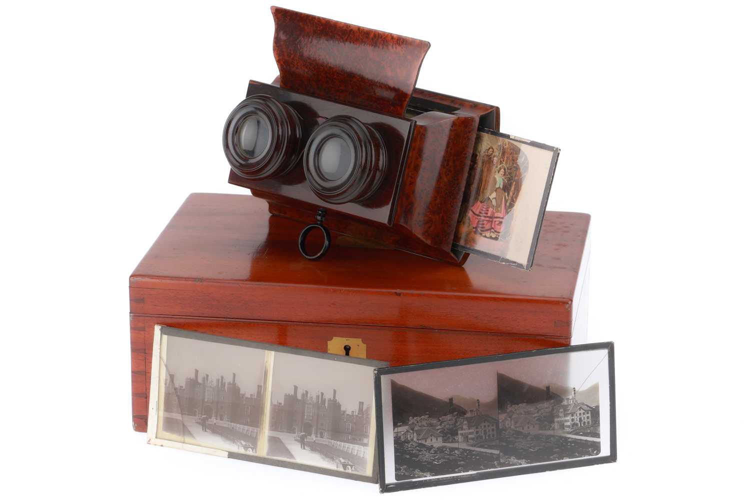 Lot 232 - Cased Stereo Viewer,