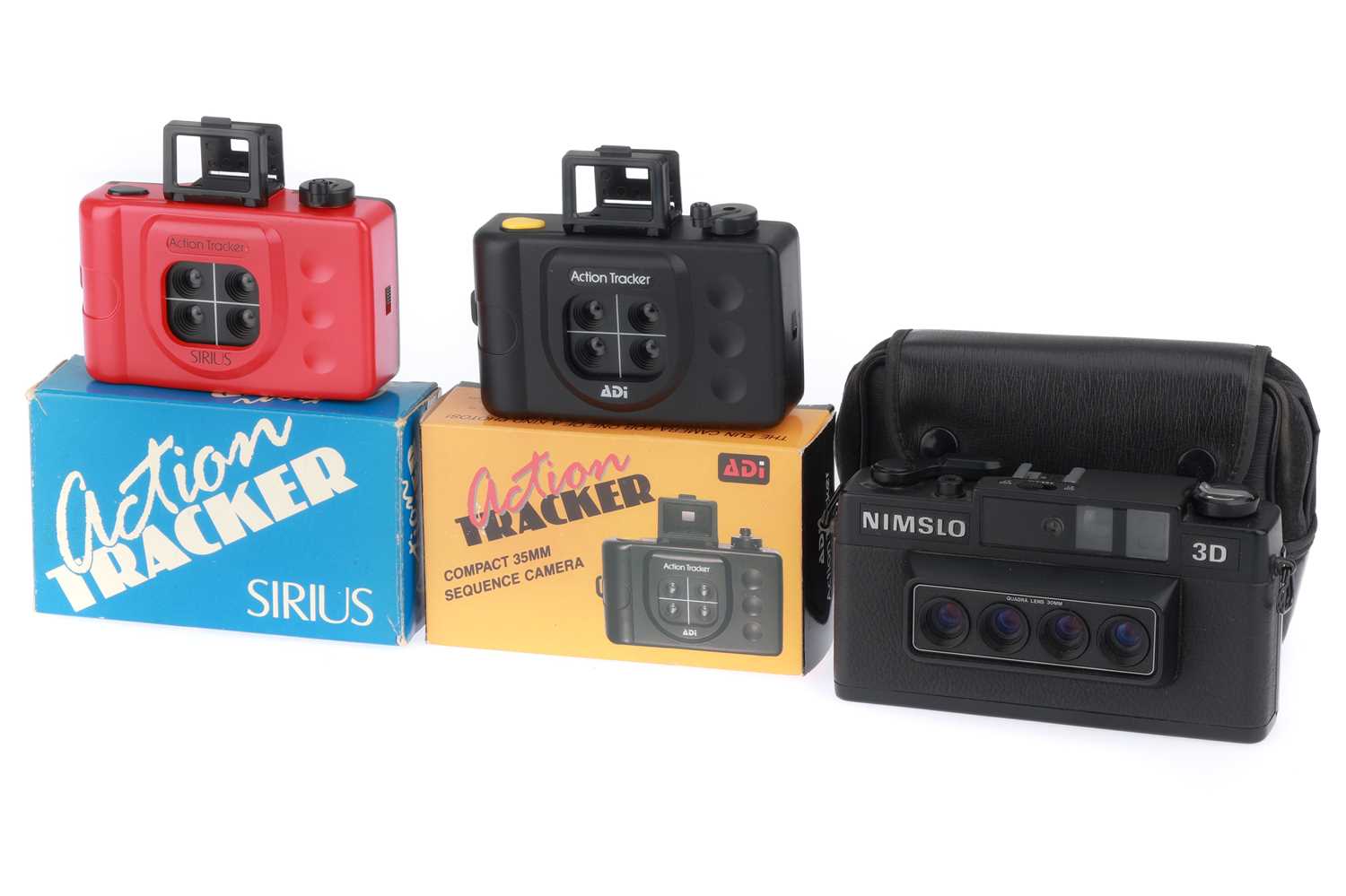 Lot 63 - A Group of Quad Lens Cameras,