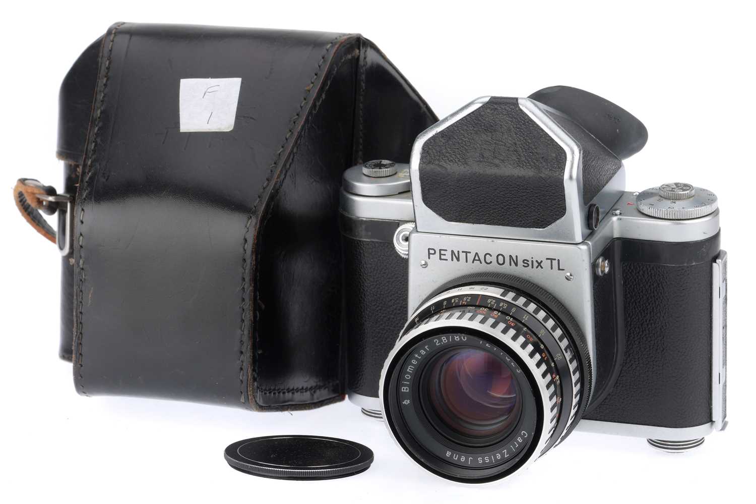 Lot 185 - A Pentacon six TL Medium Format SLR Camera,