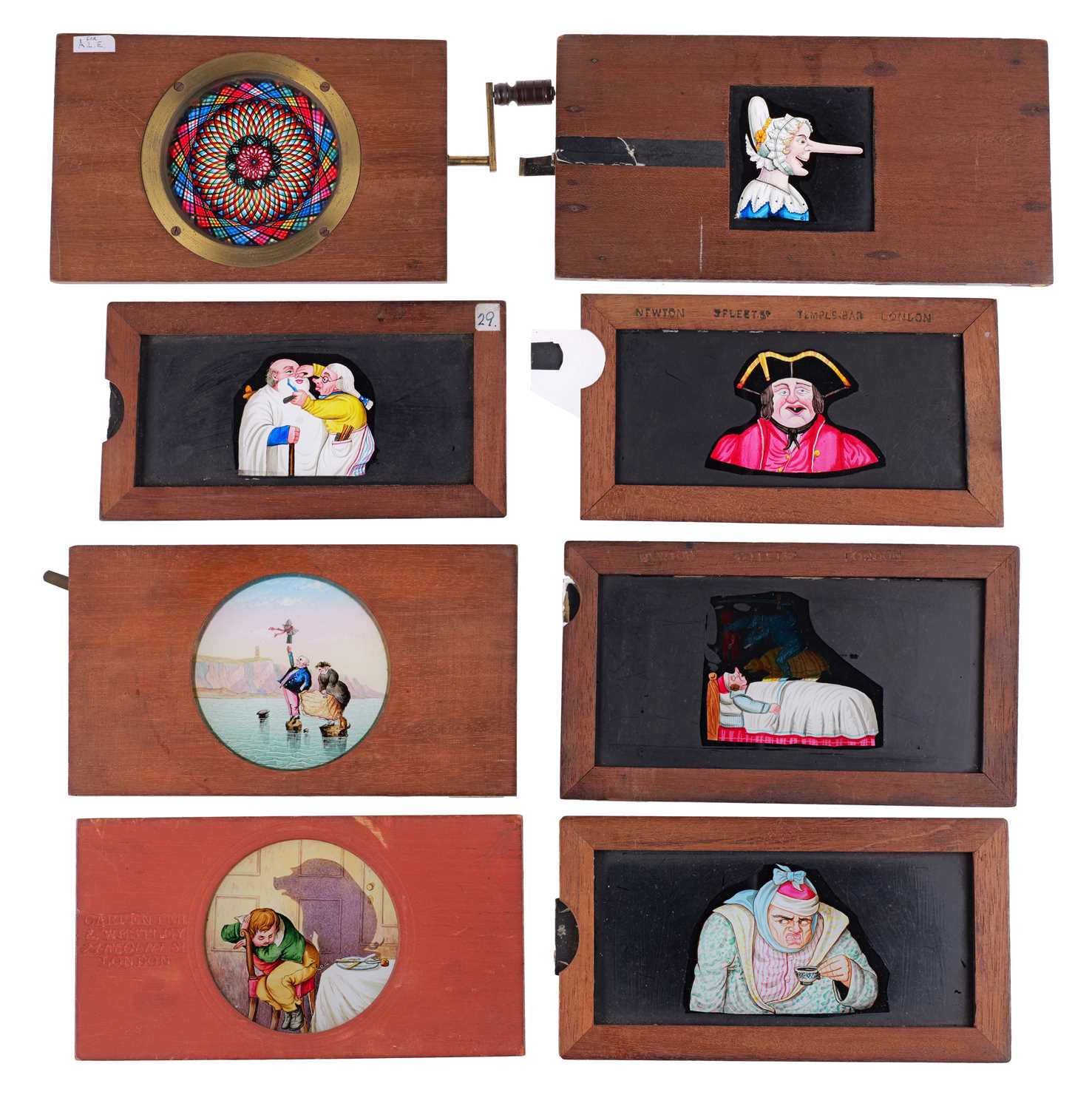 Lot 195 - Collection of Victorian Magic Lantern Slides,