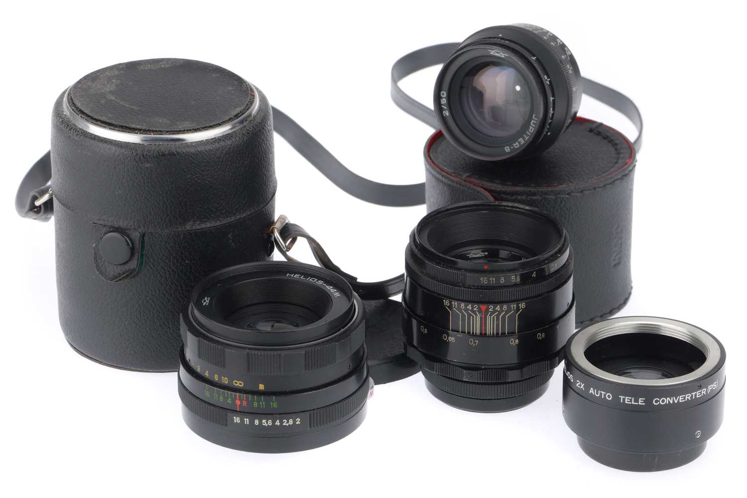 Lot 350 - A Group of Soviet Lenses,