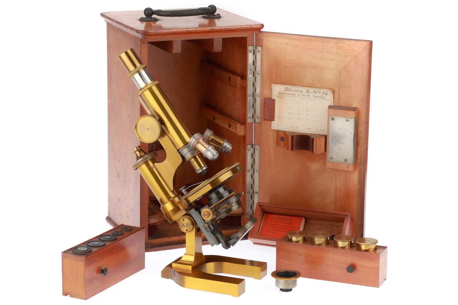 Lot 324 - Leitz Compound Microscope, dated 1892,