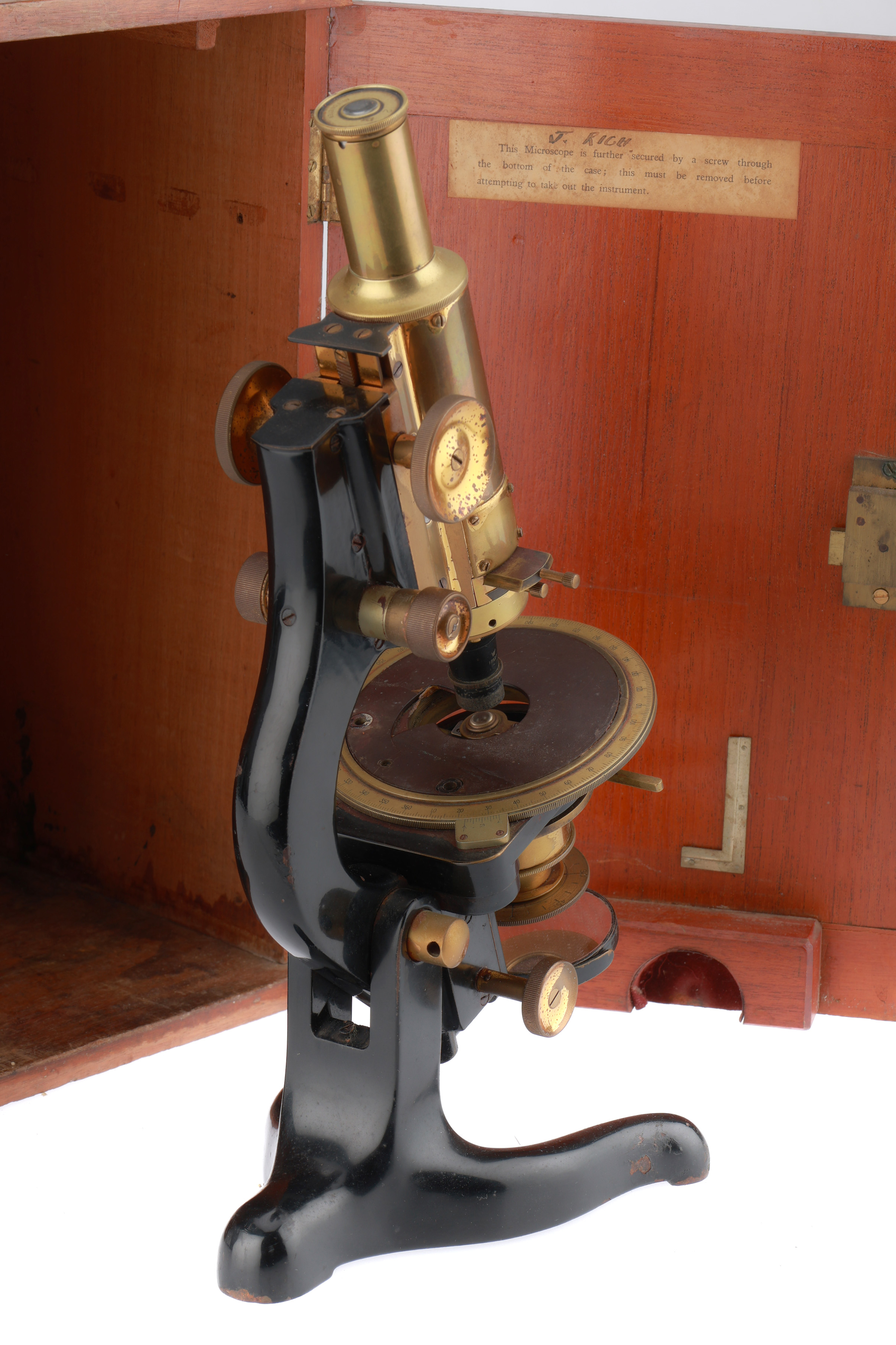 Lot 484 - Watson Service Petrological Microscope,