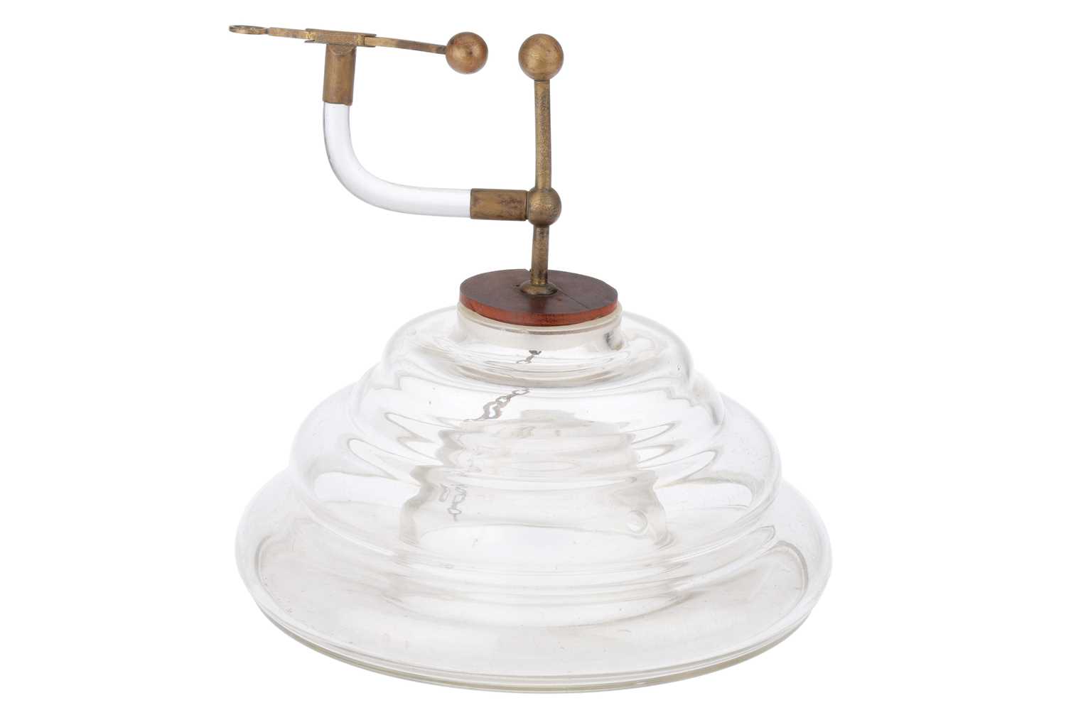 Lot 347 - A Very Unusual Conical Leyden Jar,