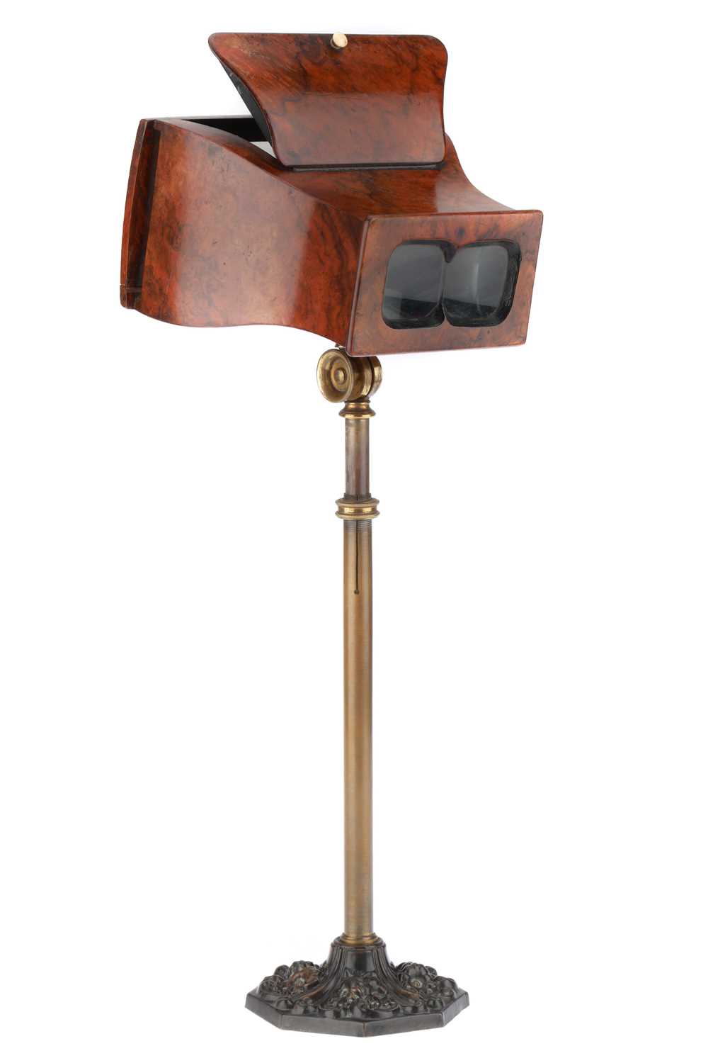 Lot 241 - Brewster-Type Stereoscope on Stand,