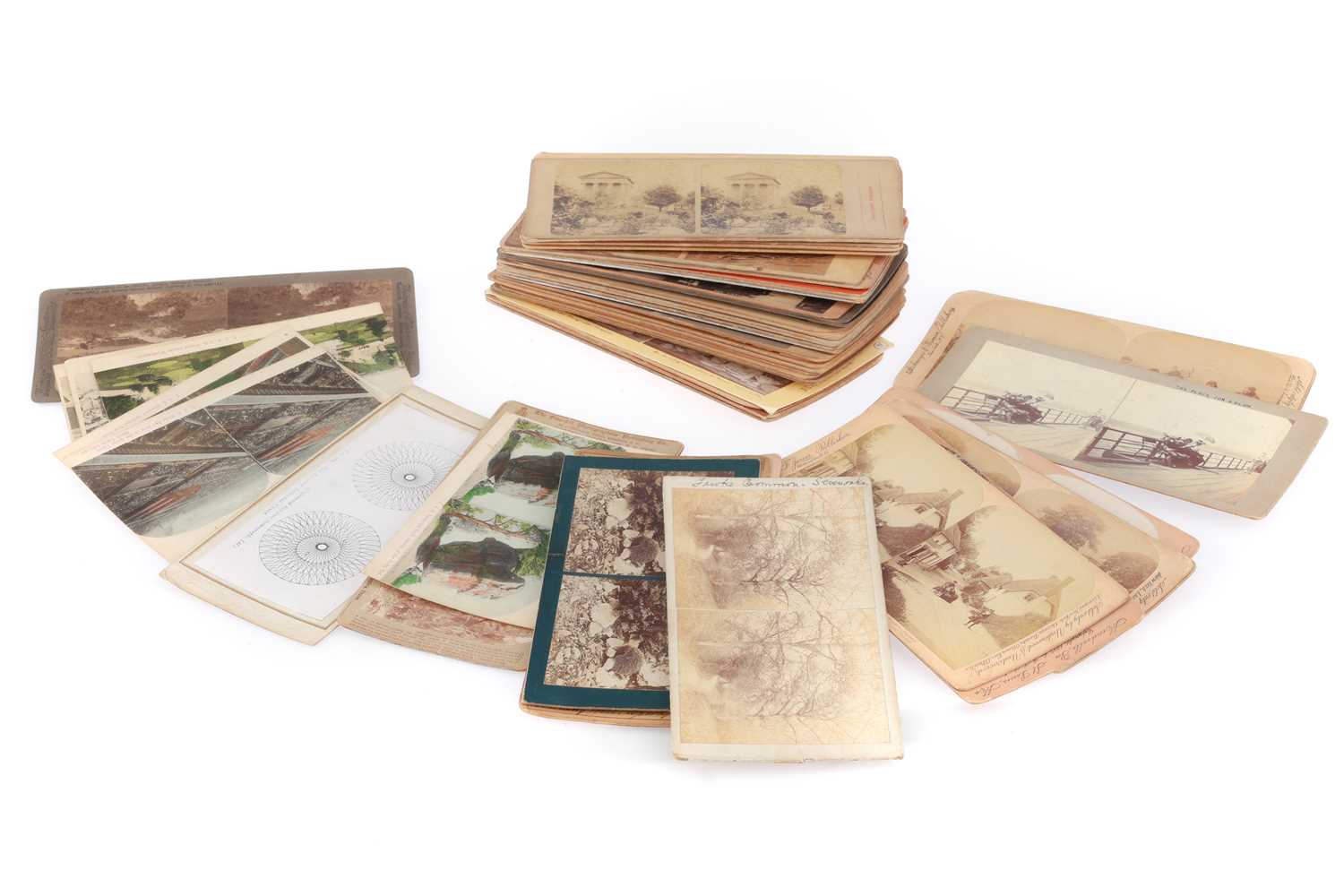 Lot 457 - Large Collection of Stereo Cards,
