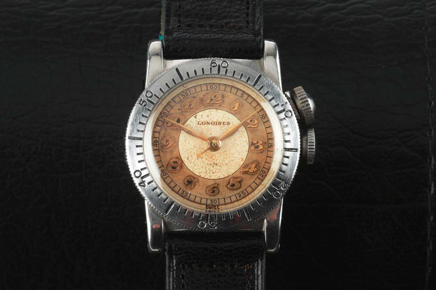Lot 480 - A Longines Weems Hand-Winding Wristwatch,