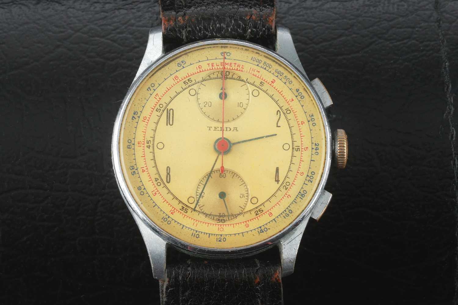 Lot 471 - A Telda Chronograph Hand-Winding Wristwatch,