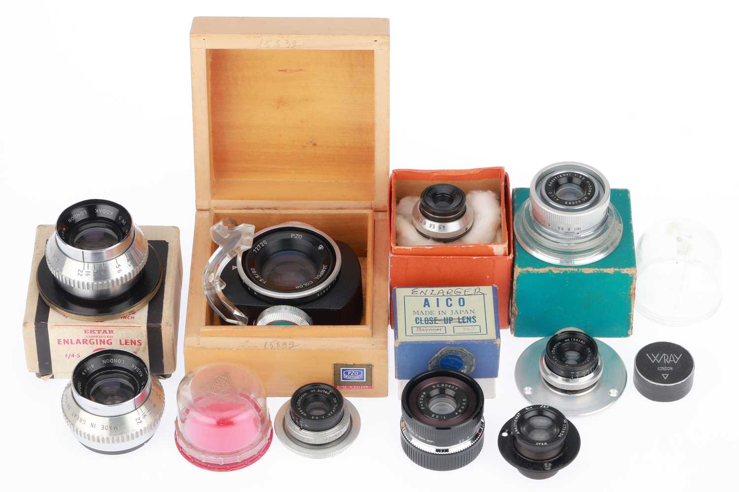 Lot 429 - A Group of Enlarger Lenses,