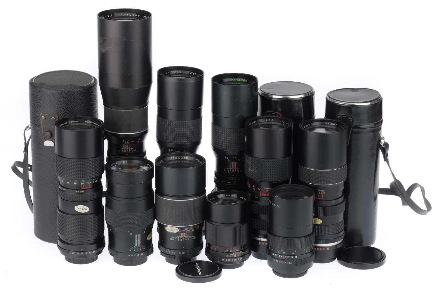 Lot 241 - A Selection of M42 Telephoto Lenses,