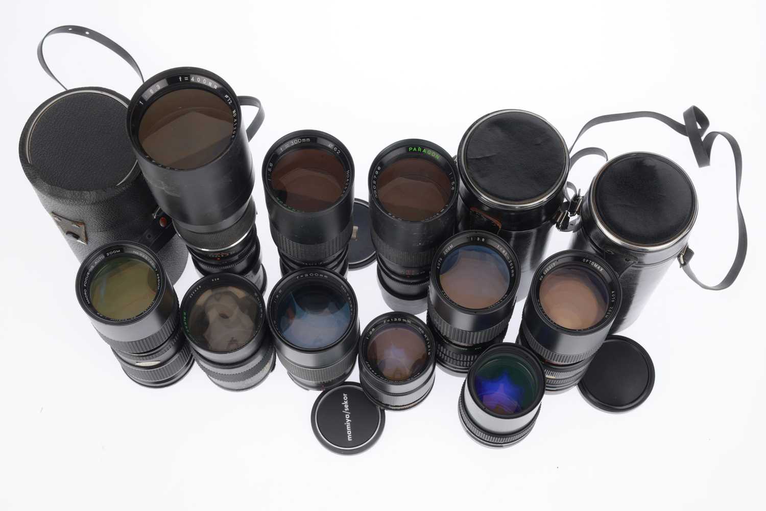 Lot 241 - A Selection of M42 Telephoto Lenses,