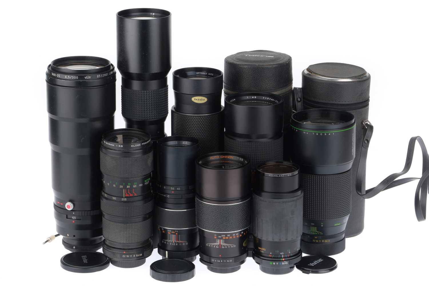 Lot 246 - A Selection of M42 Telephoto Lenses,