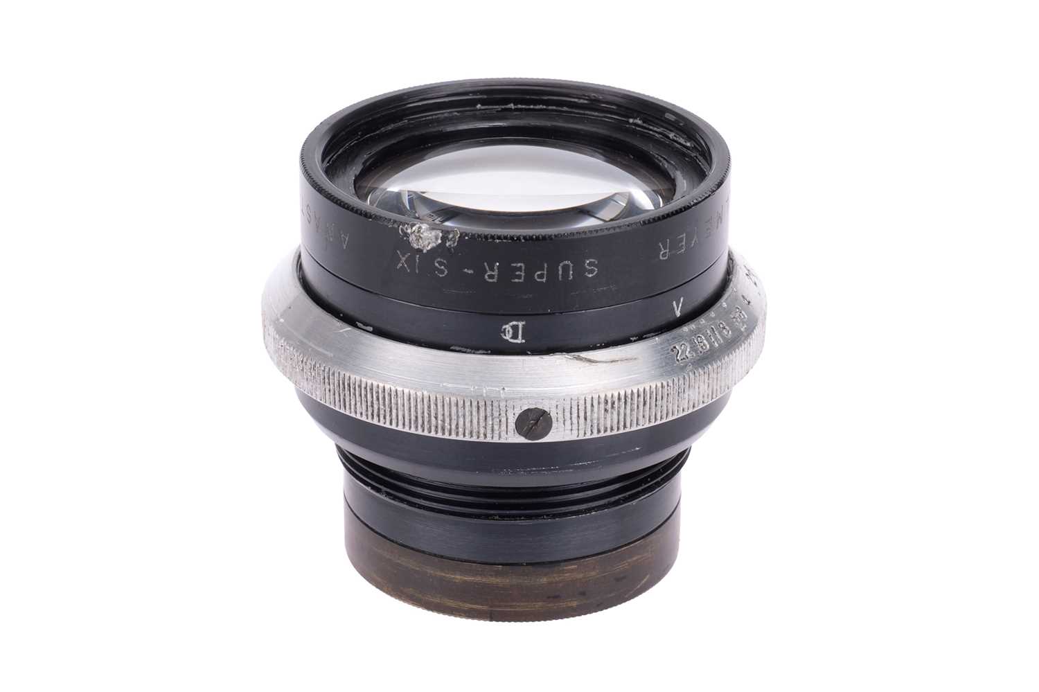 Lot 455 - A J. H. Dallmeyer Super Six f/1.9 2" Lens,