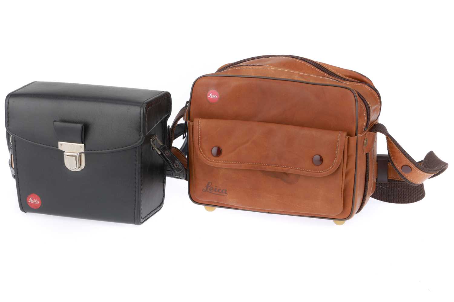 Lot 63 - A Pair of Small Leica Camera Carry Cases,