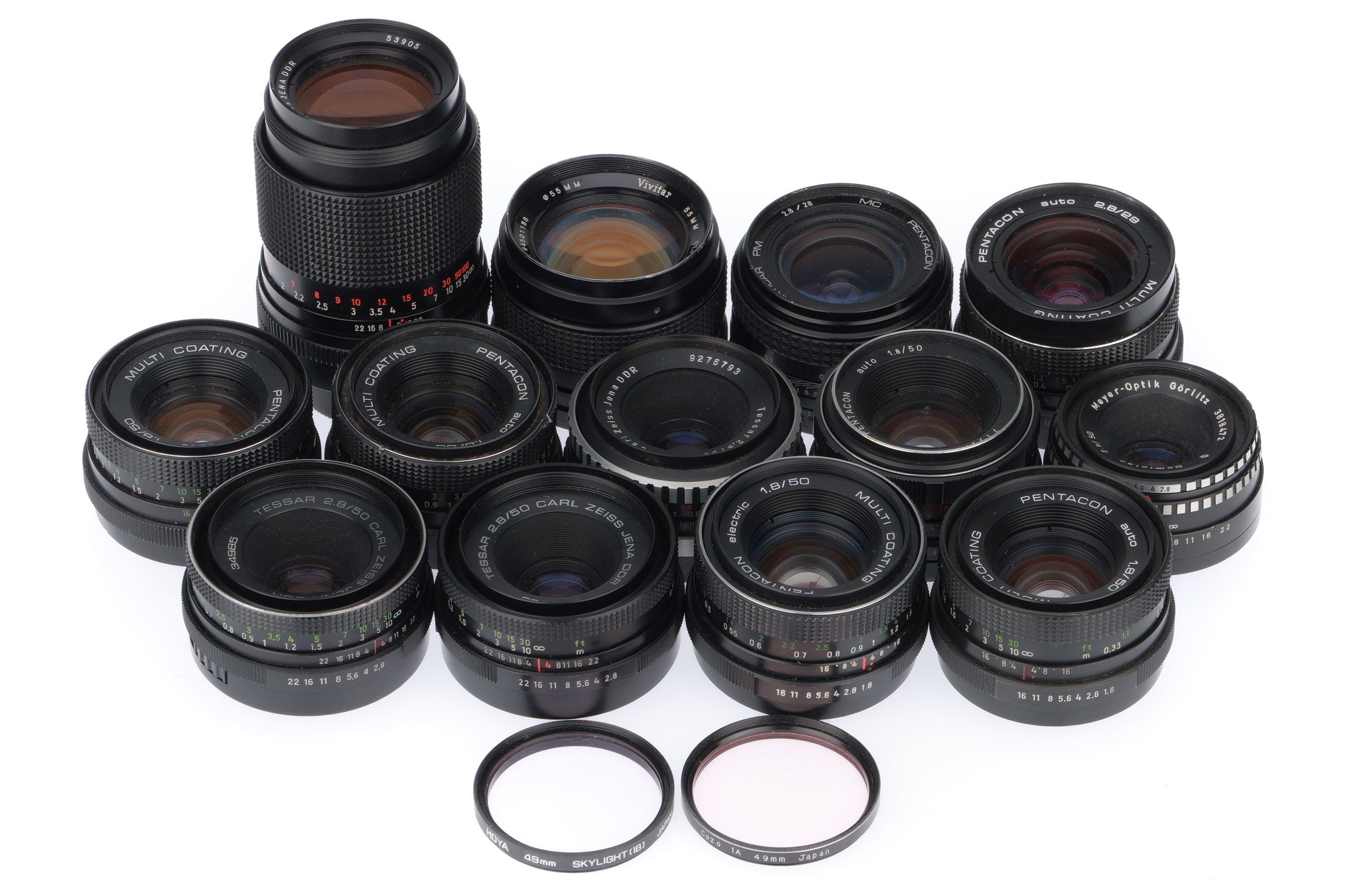 Lot 463 - A Group of M42 Lenses,