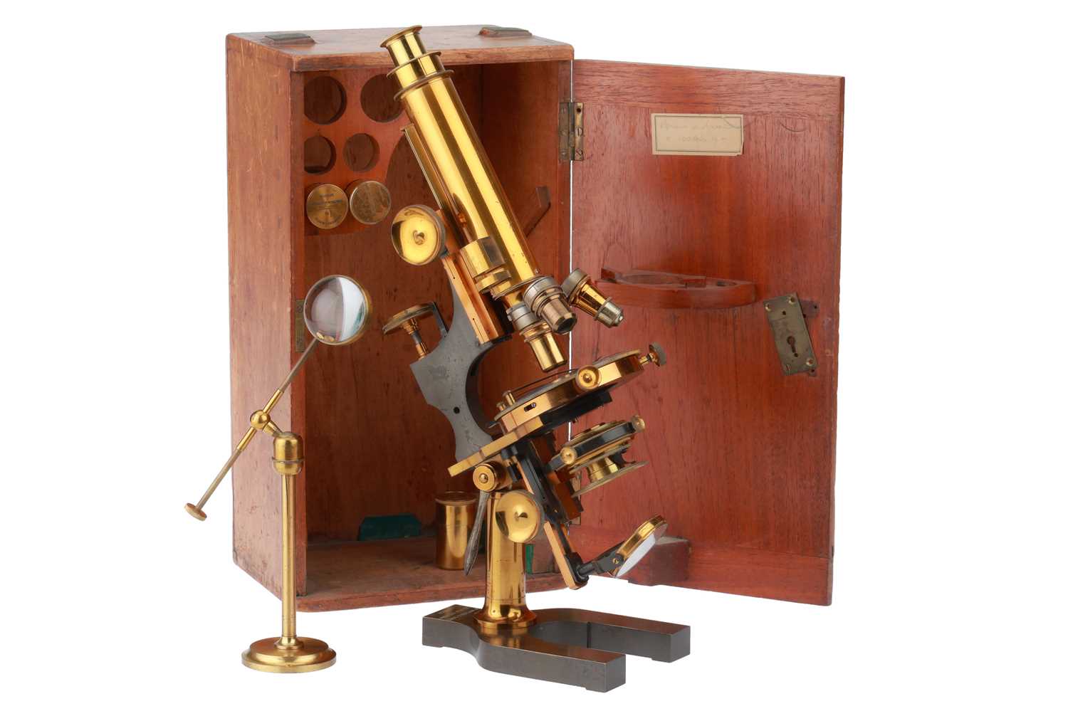 Lot 208 - Watson Edinburgh Polarising Microscope,