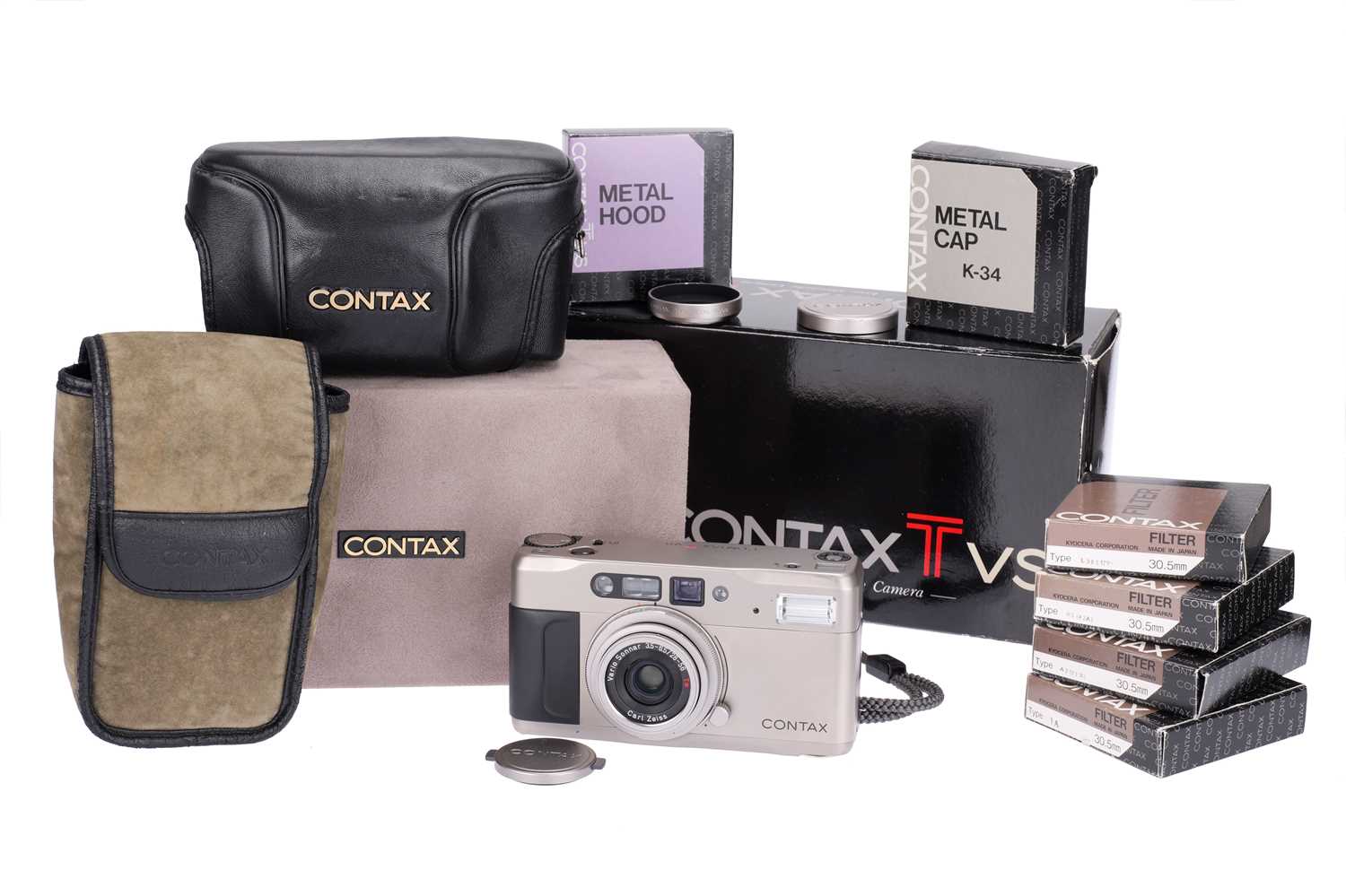 Lot 210 - A Contax TVS Compact 35mm Camera,