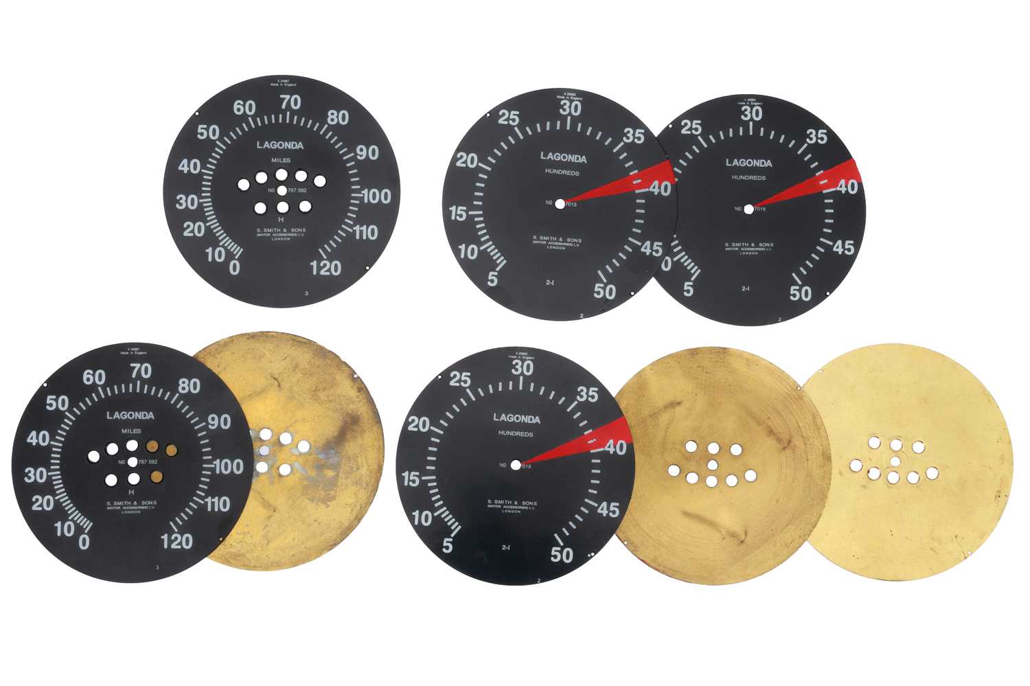 Lot 414 - A Group of Lagonda Instrument Dial