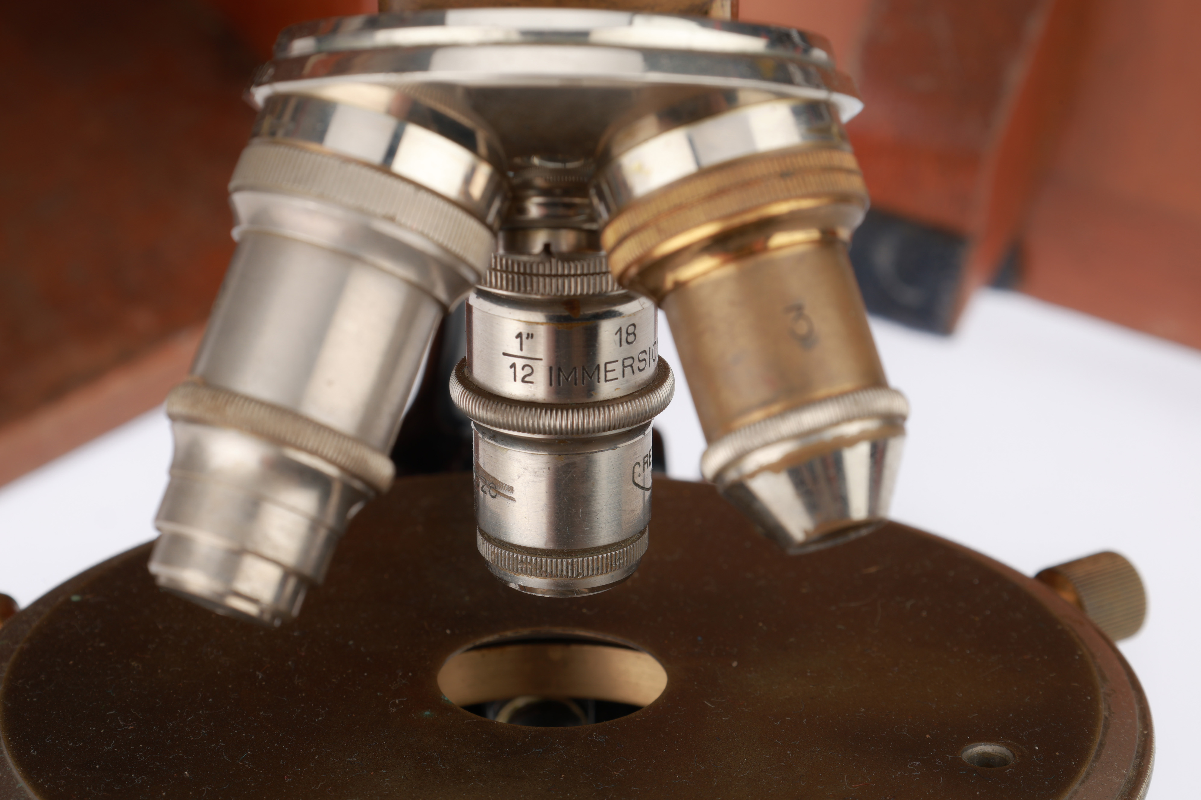 Lot 429 - Reichert Microscope,