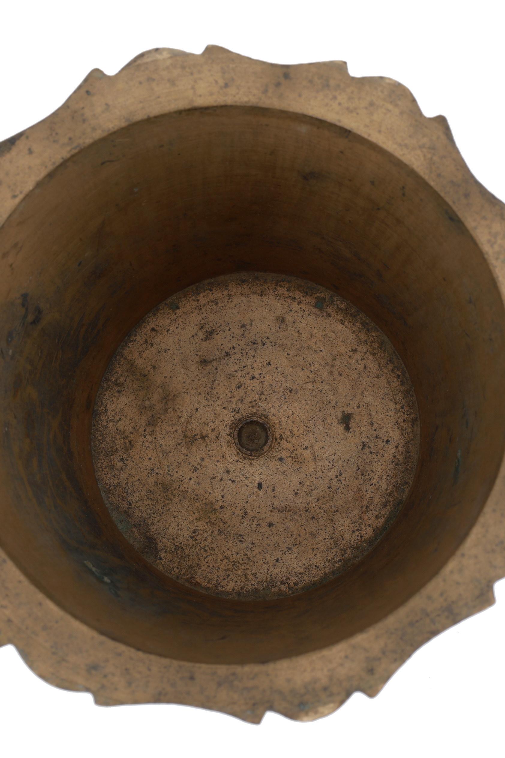 Lot 837 - Large Medieval Bronze Trade Weight holder,