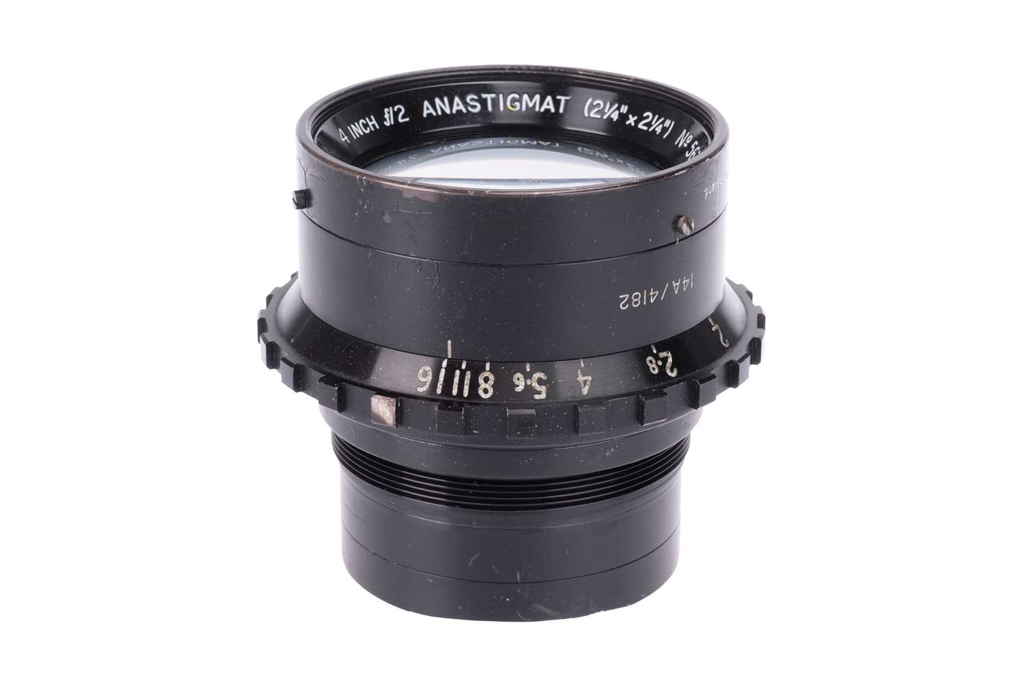 Lot 469 - A Taylor Hobson Anastigmat f/2 4" Lens,