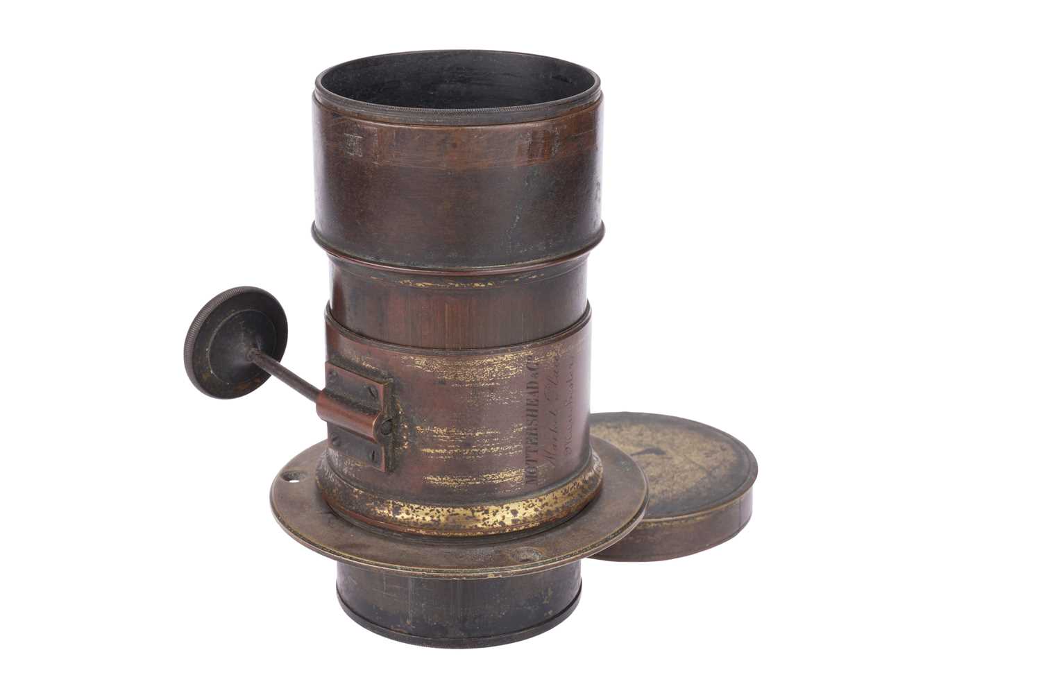 Lot 477 - A Lerebours et Secretan Brass Lens,