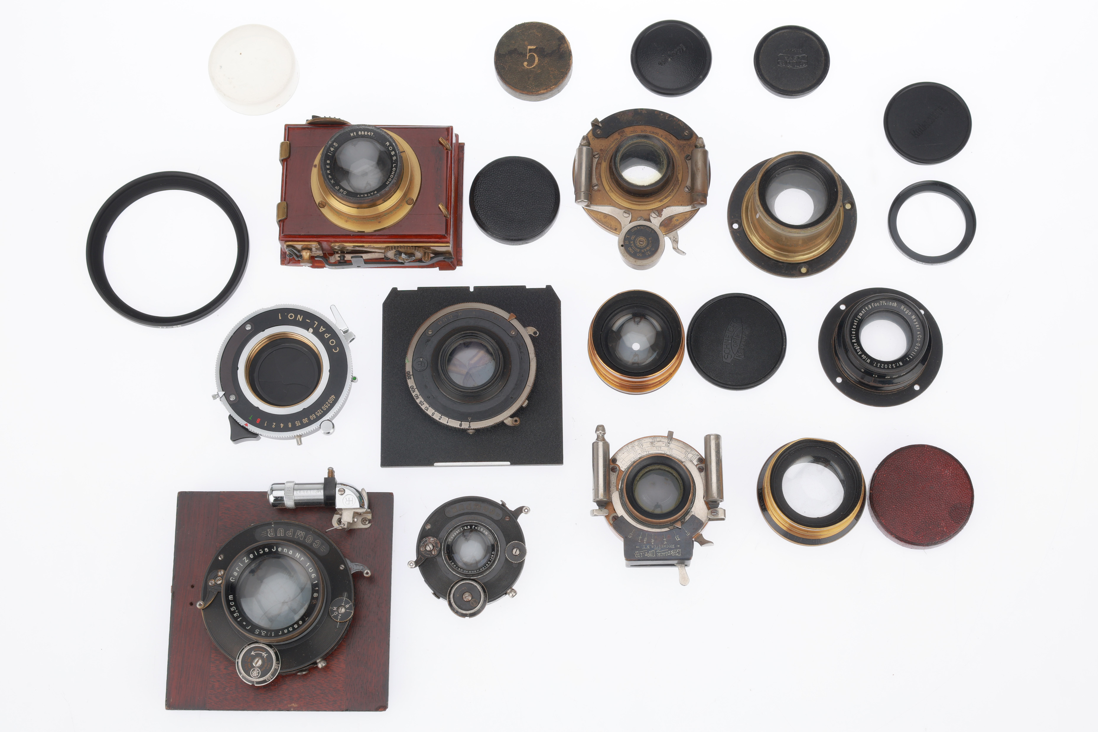 Lot 196 - A Selection of Large Format Lenses,