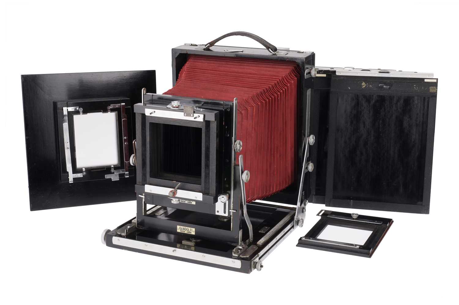 Lot 367 - A Gandolfi 8x10" Mahogany Field Camera,
