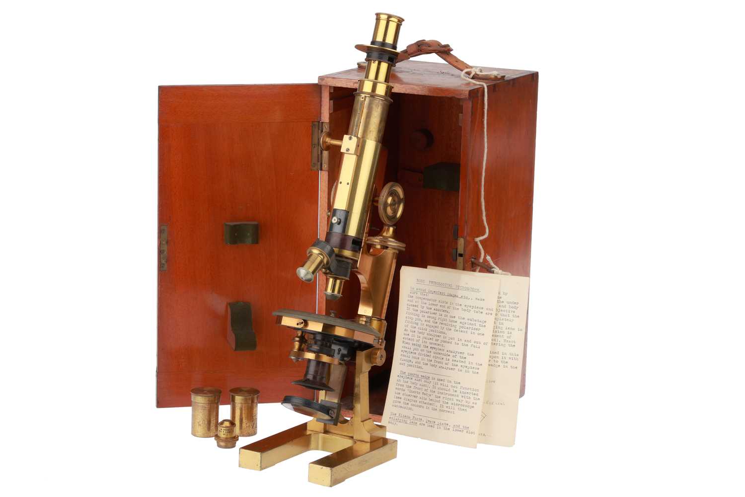 Lot 209 - Ross, London, Large Petrological Microscope,