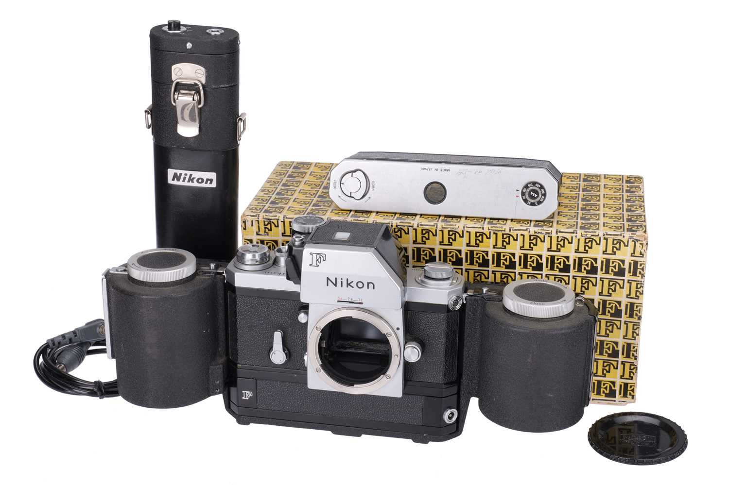 Lot 150 - A Nikon F SLR Camera w/Nikon F-250 Motor