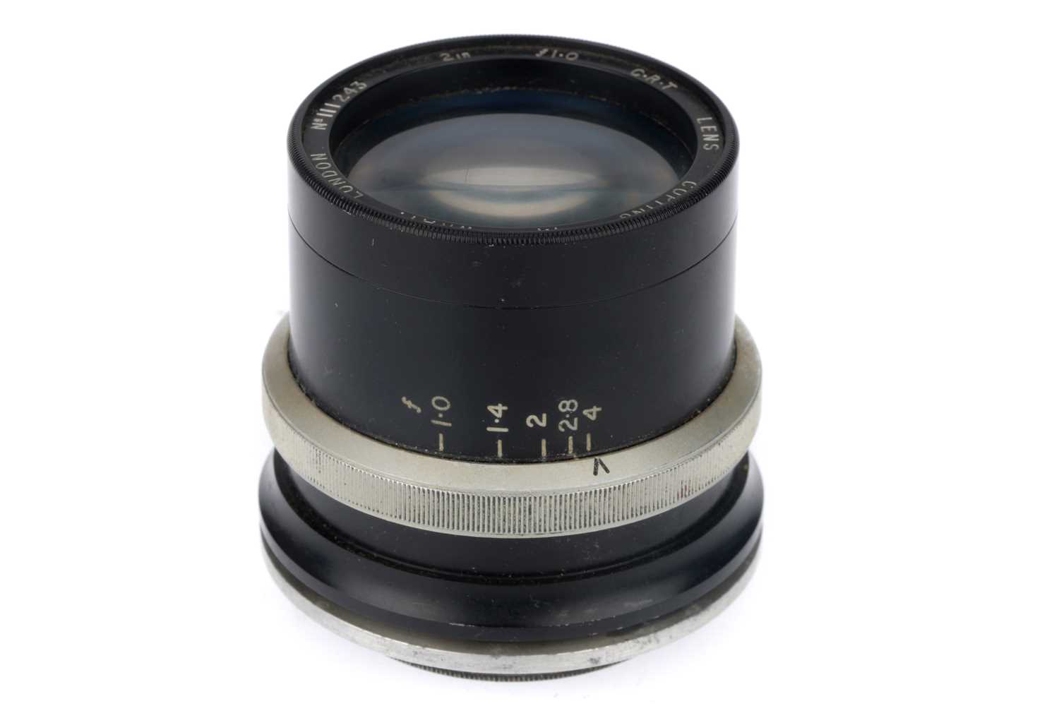 Lot 200 - A Wray 2" f/1.0 C.R.T Copying Lens,