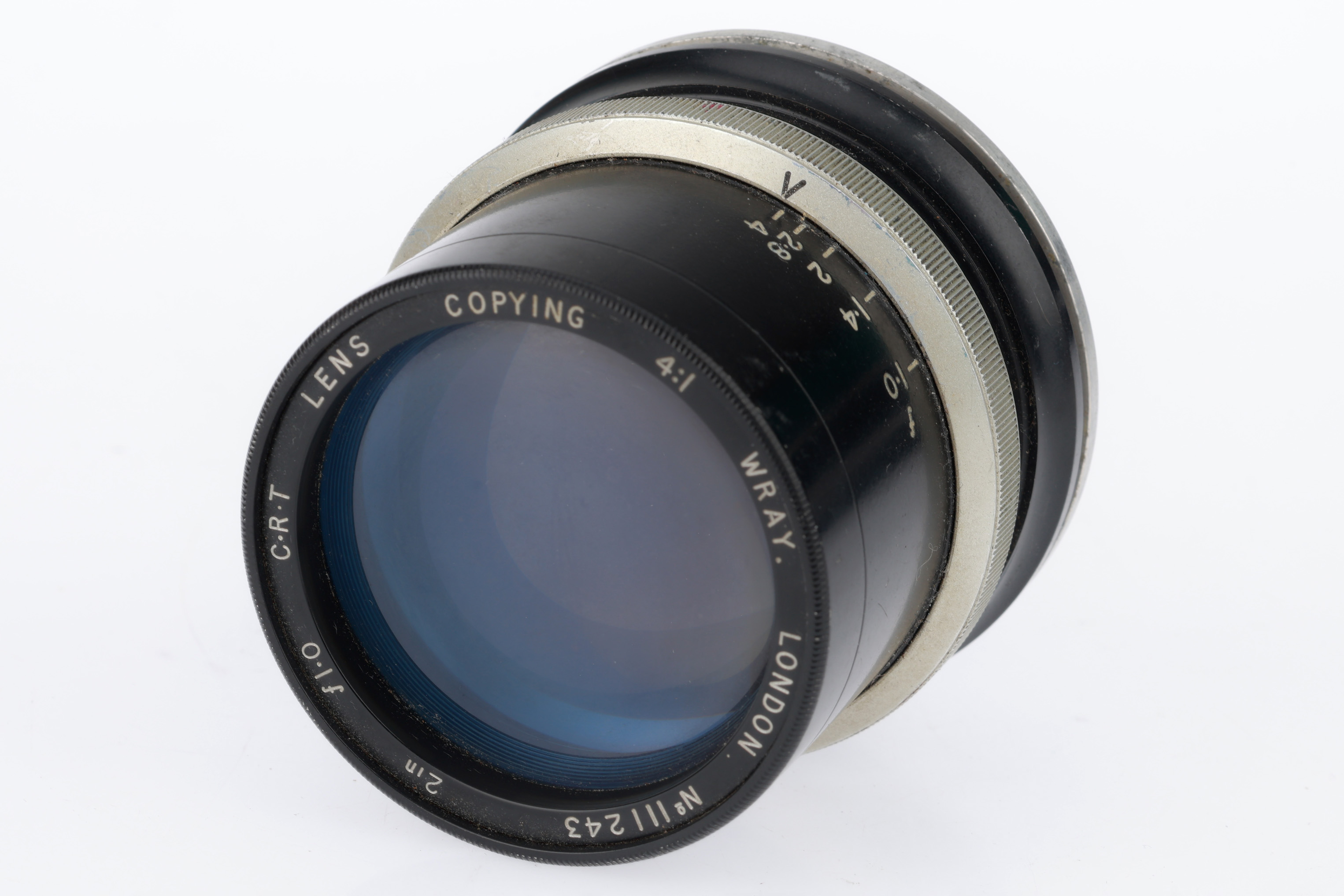 Lot 200 - A Wray 2" f/1.0 C.R.T Copying Lens,