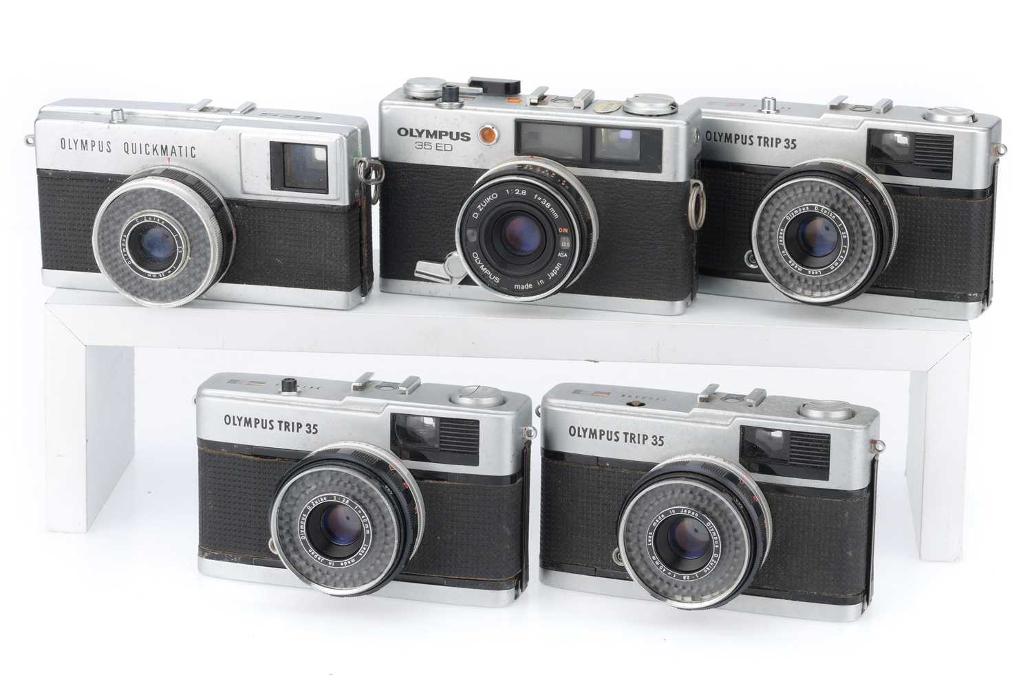 Lot 244 - A Group of Olympus Compact Cameras,