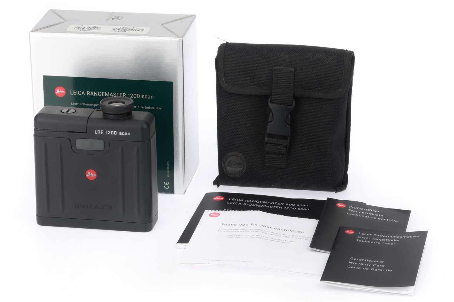 Lot 47 - A Leica Rangemaster 1200 Scan Distance Gauge,