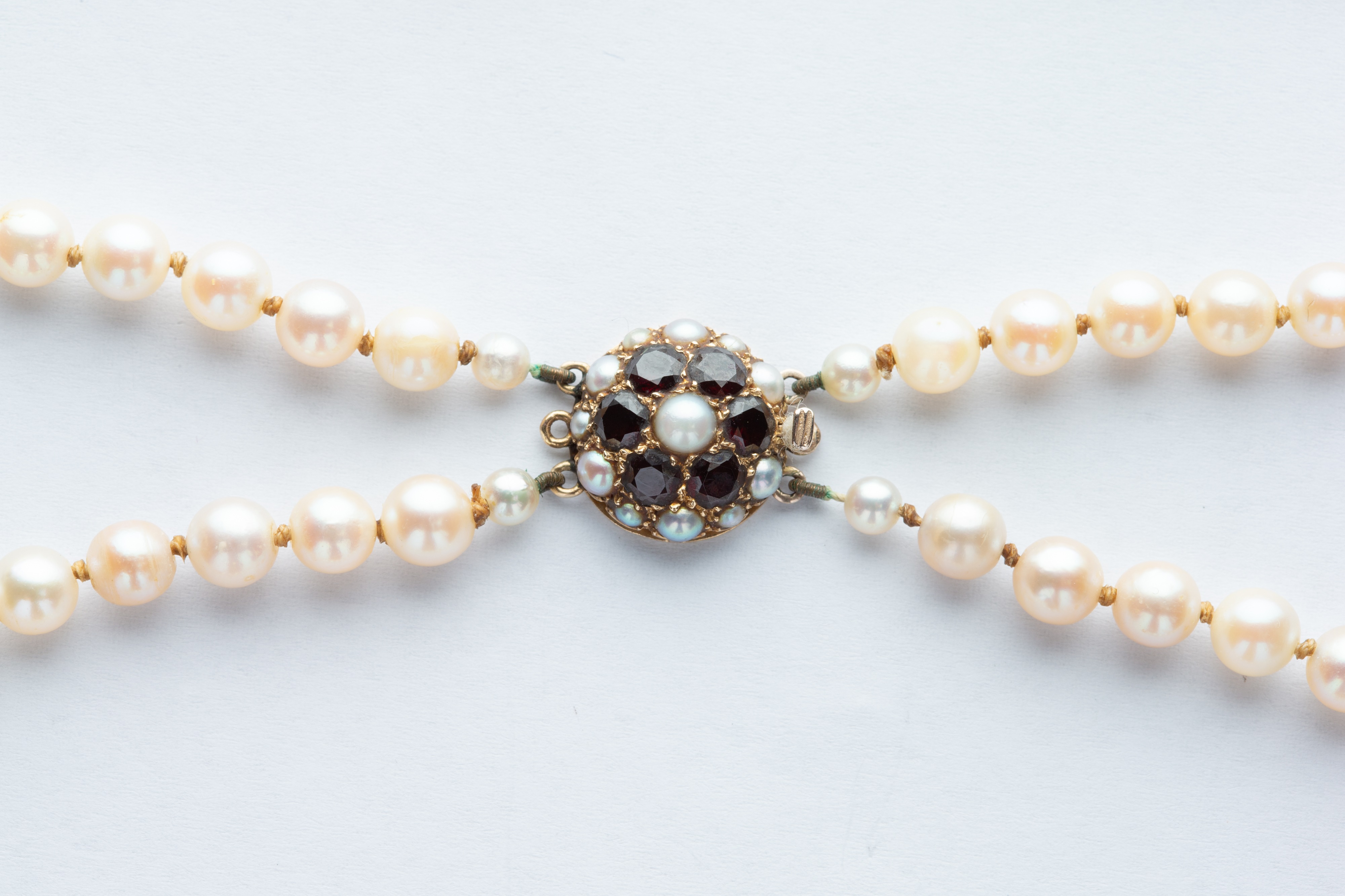 Lot 88 - A Double String Cultured Pearl Necklace,