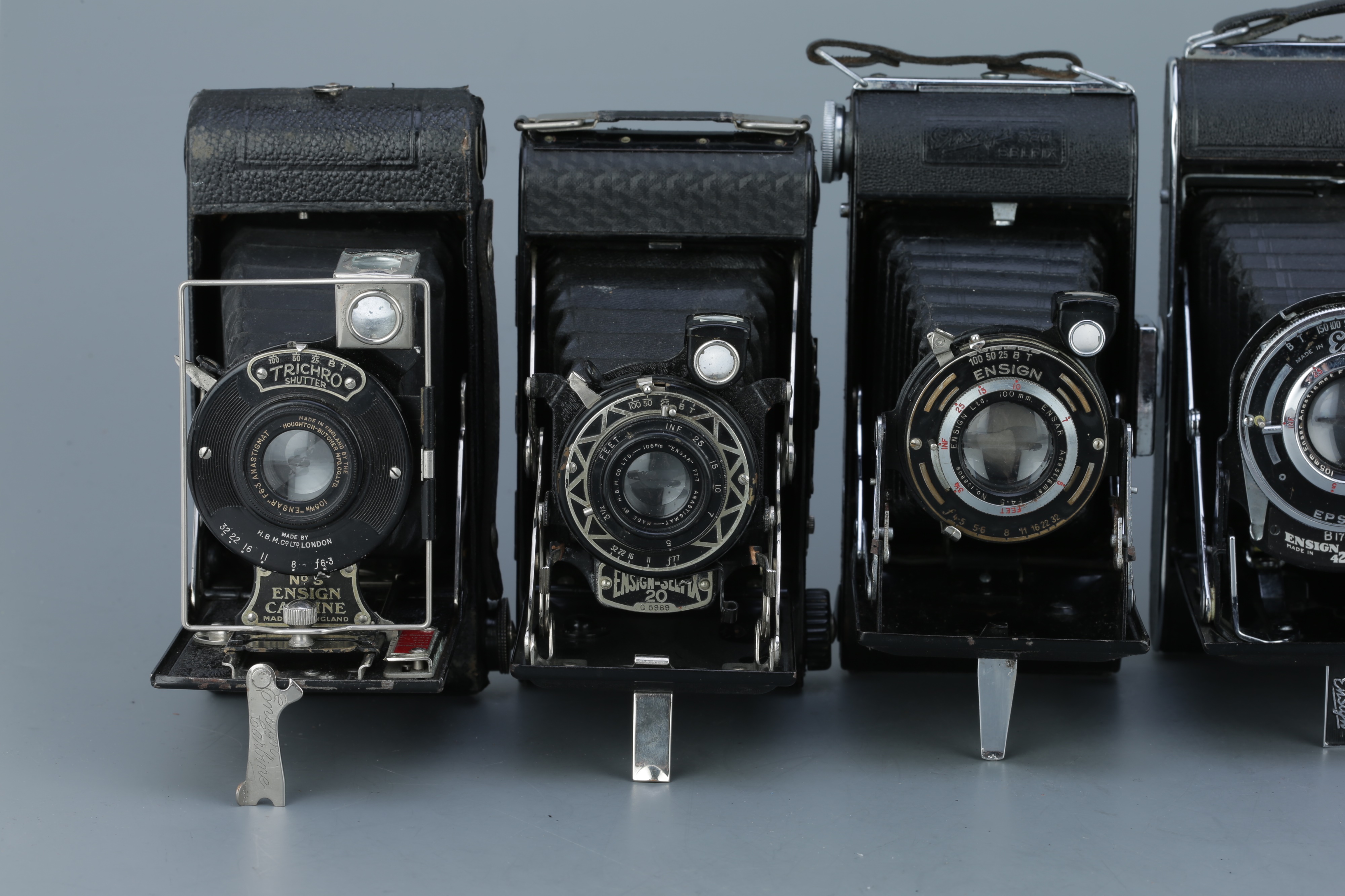 Lot 705 - Six Medium Format Folding Cameras,