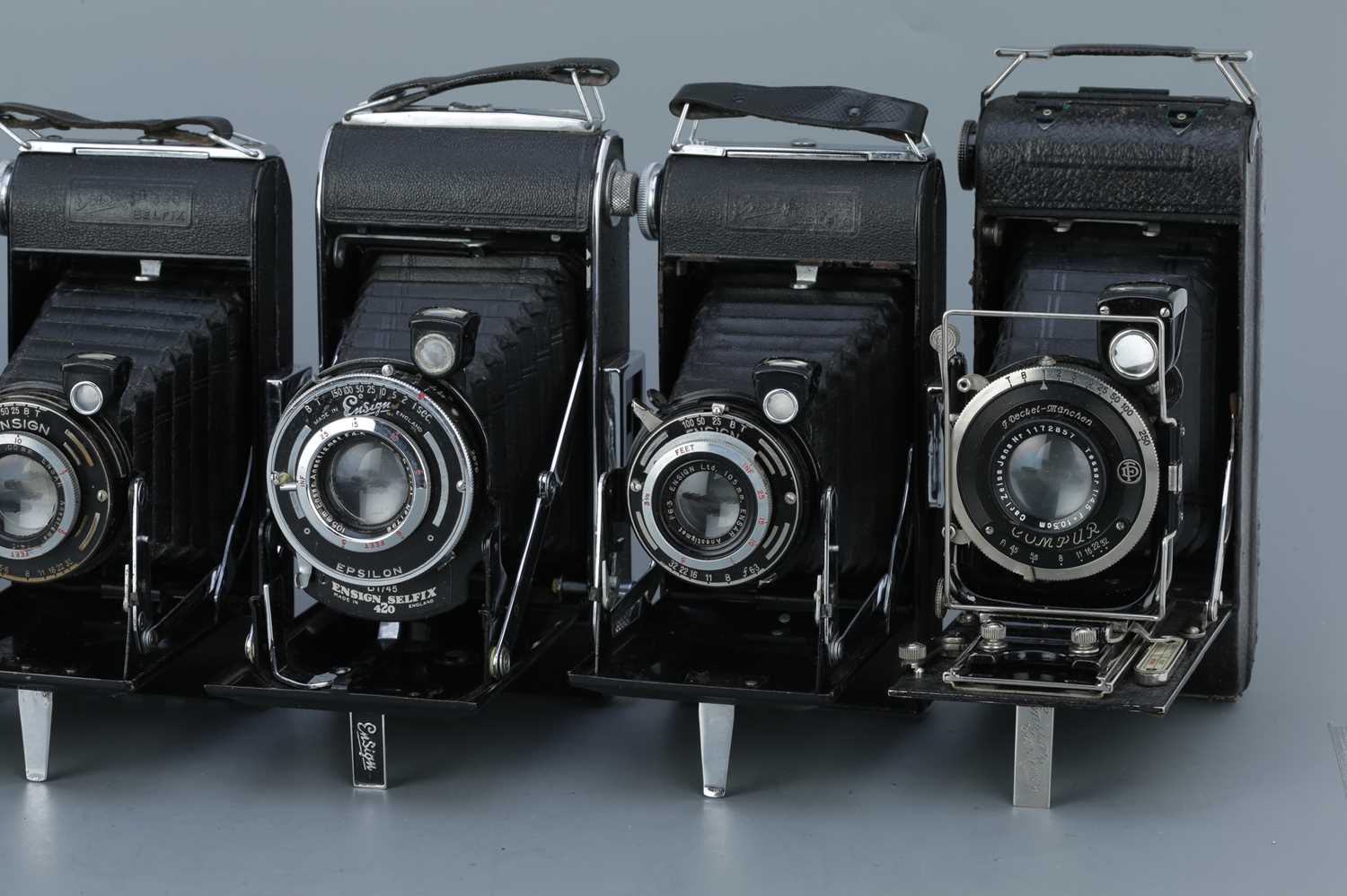 Lot 705 - Six Medium Format Folding Cameras,