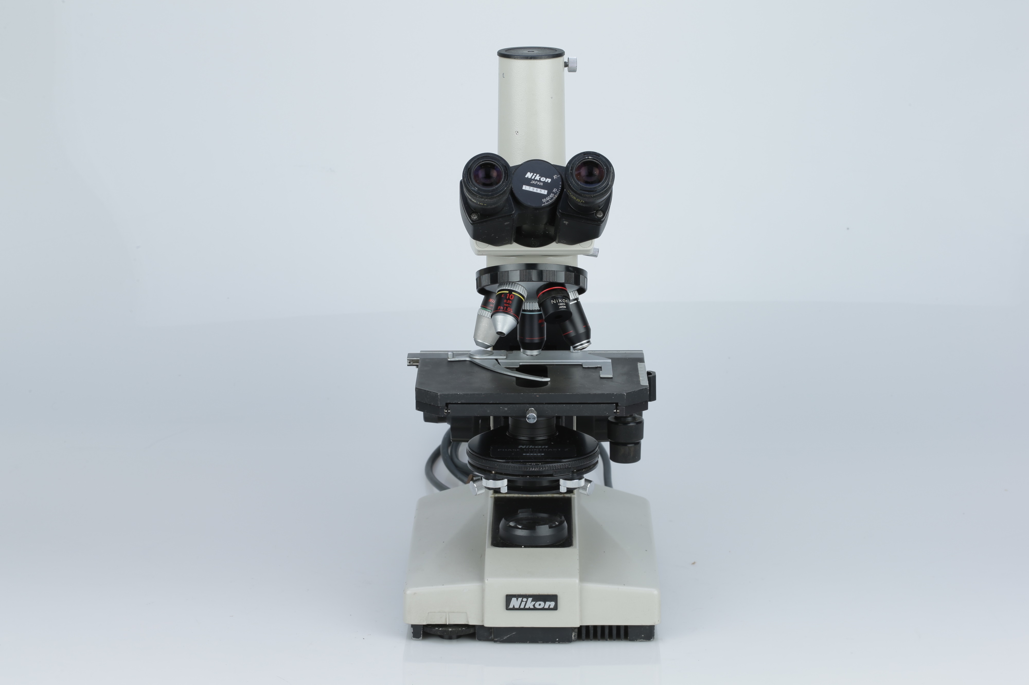 Lot 26 - Nikon Labophot Trinocular Microscope,