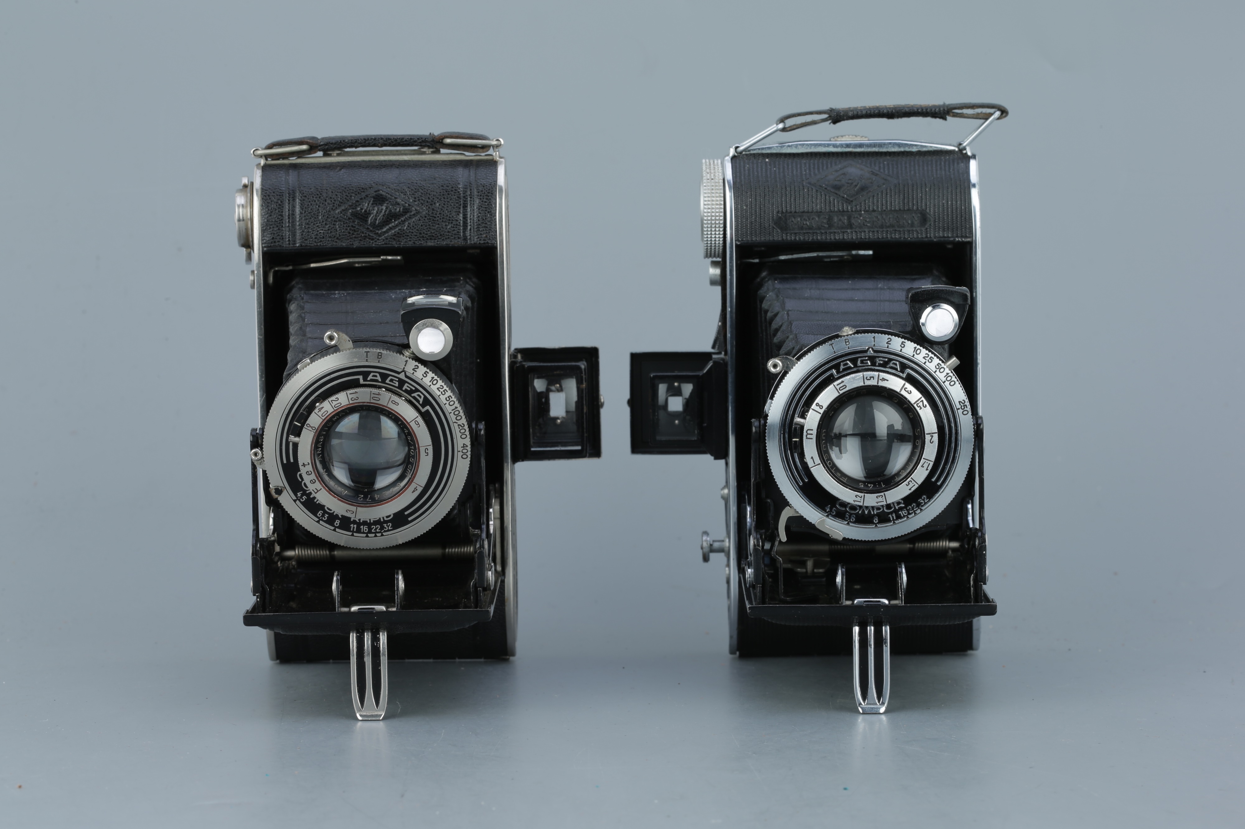 Lot 495 - Seven Agfa Medium Format Folding Cameras
