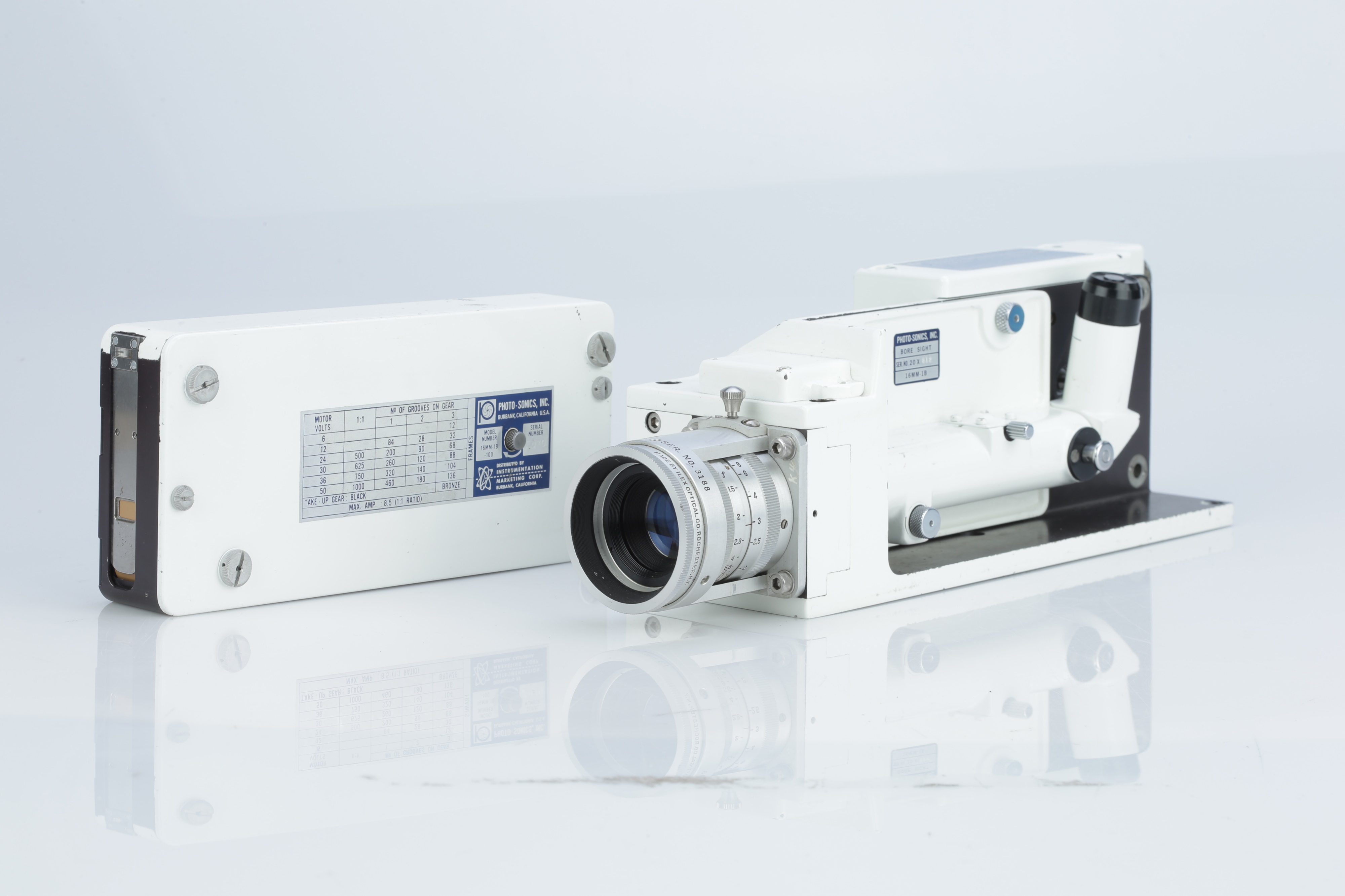 Lot 398 - A Photo-Sonics High Speed Camera,
