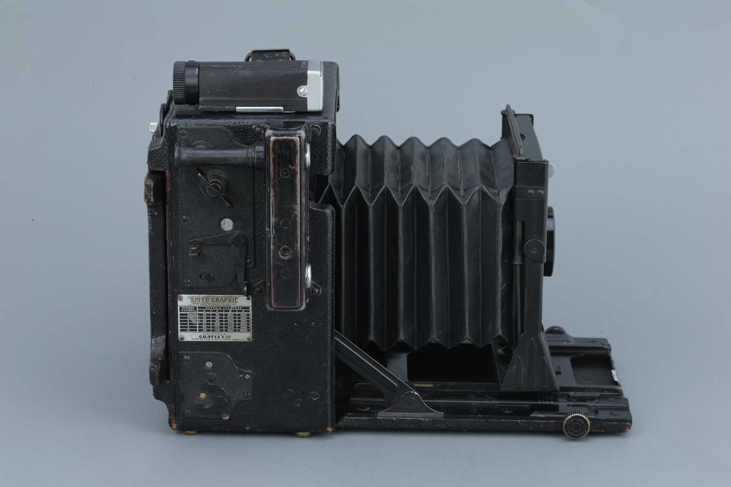 Lot 532 - A Graflex Speed Graphic 5x4" Press Camera,