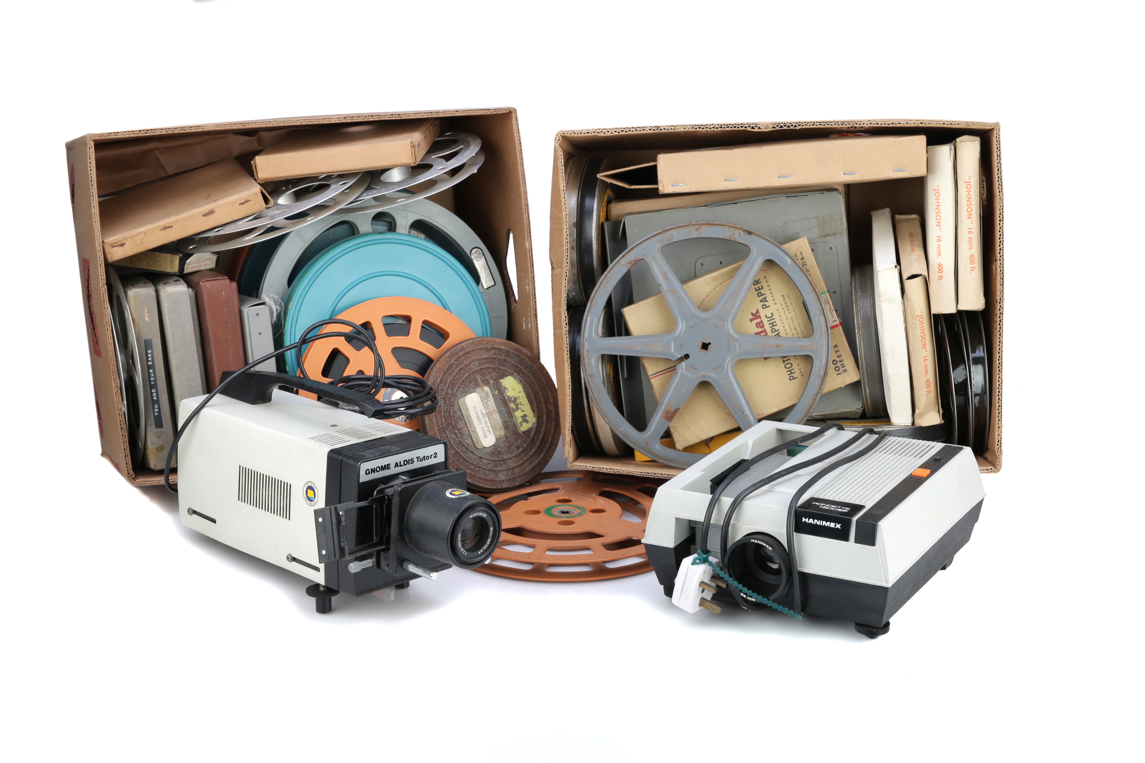Lot 87 - A Large Collection of Projectors & Cine Film,