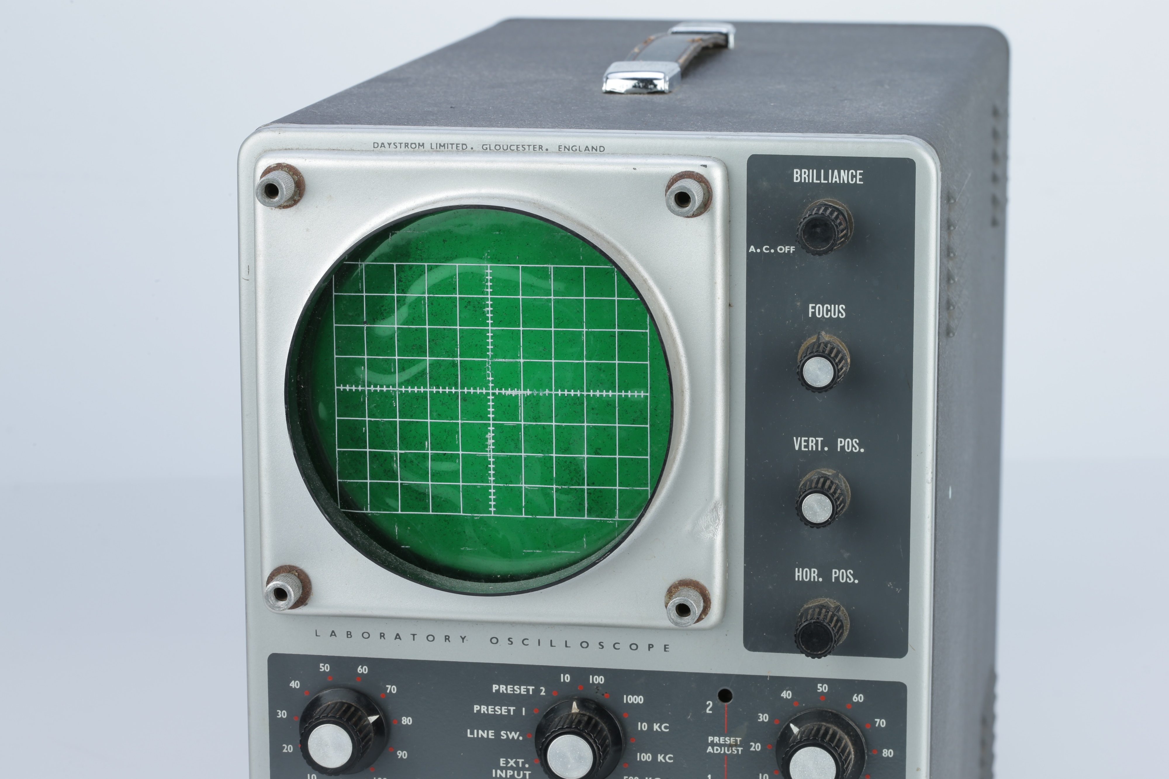 Lot 44 - A Heathkit Daystrom Oscilloscope Model 10-12U