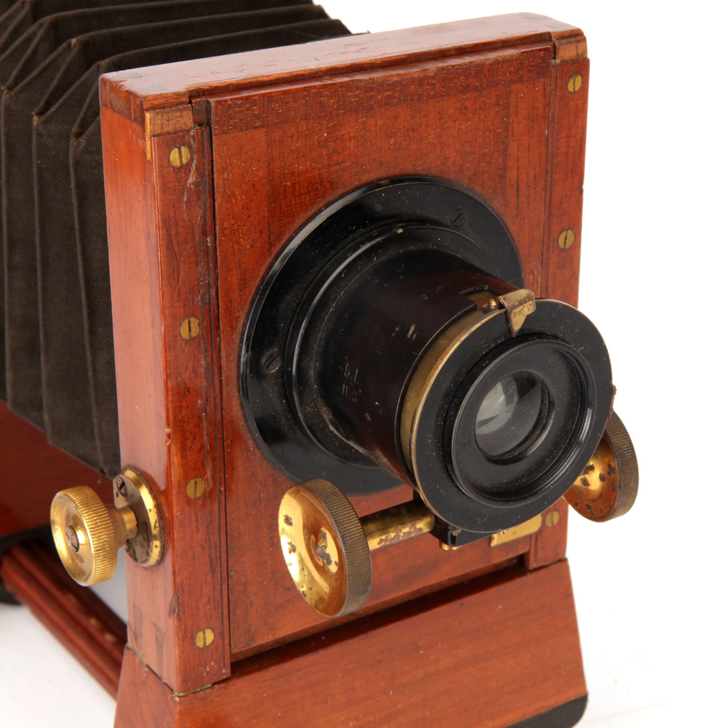 Lot 398 - A W. Watson & Sons Mahogany Quarter Plate