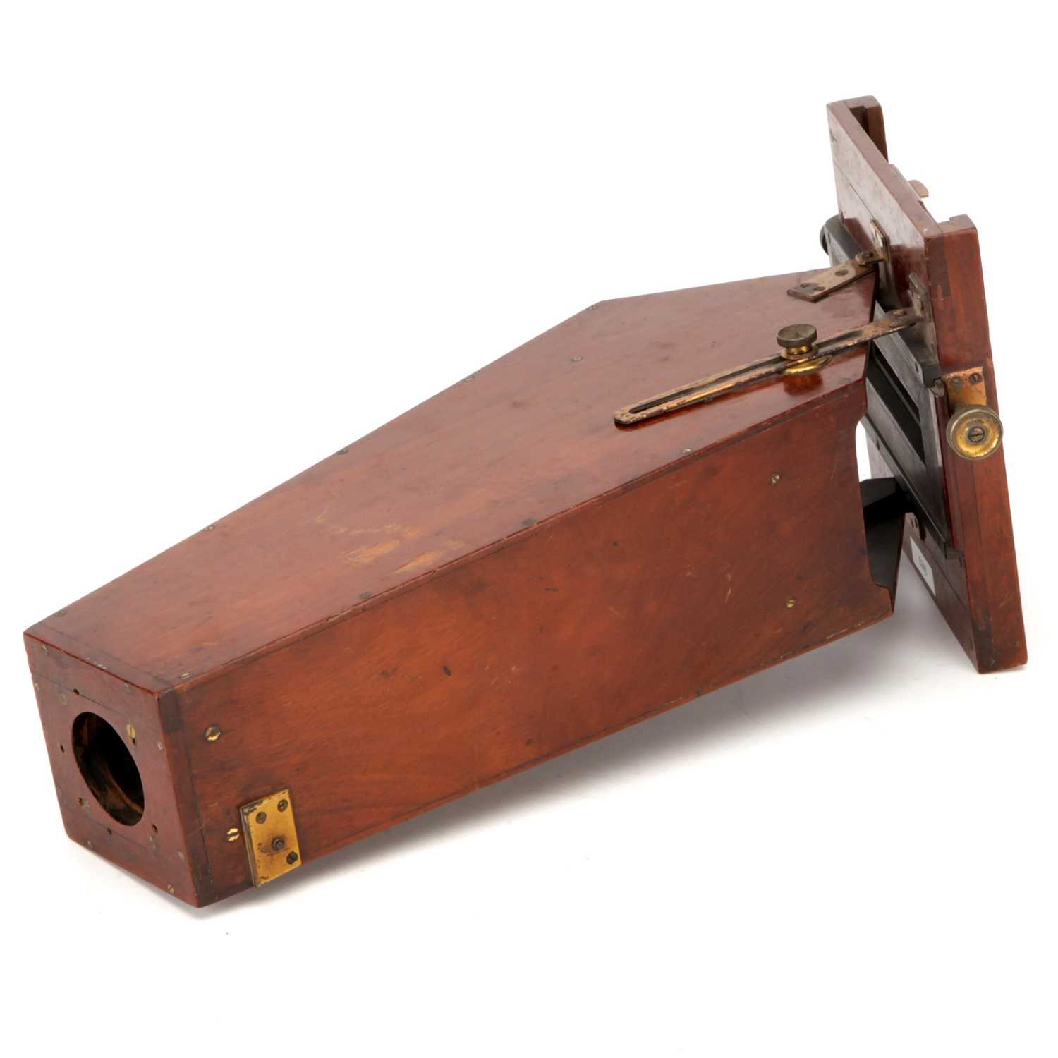 Lot 399 - An Adam Hilger Spectrometer Mahogany Quarter