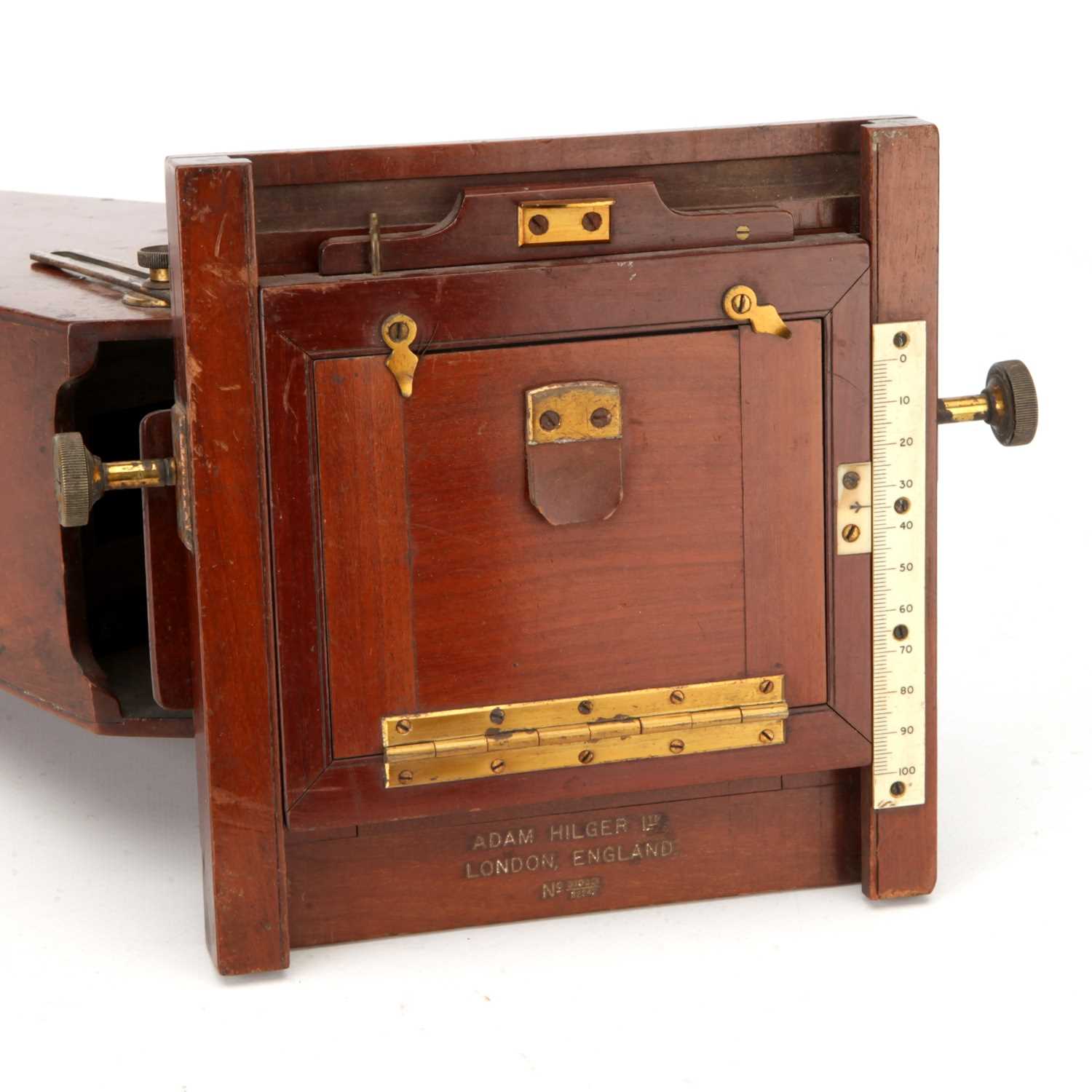 Lot 399 - An Adam Hilger Spectrometer Mahogany Quarter