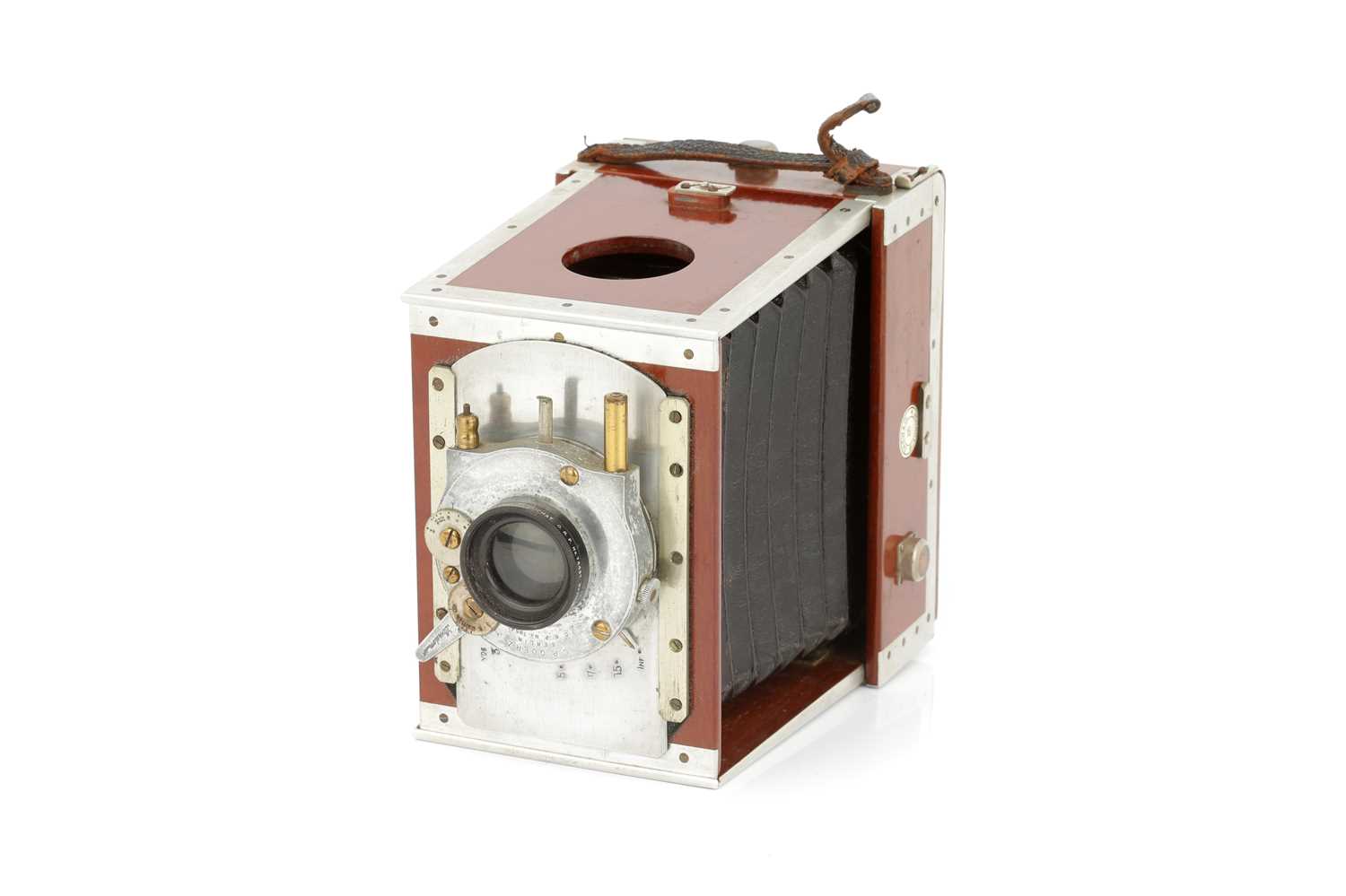 Lot 308 - A Shew & Co. Xit Aluminium Mahogany Strut