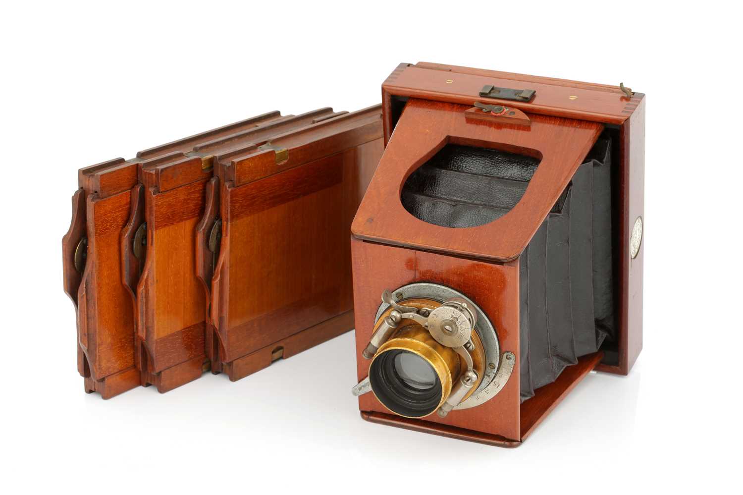 Lot 309 - A Shew & Co. Eclipse Mahogany Strut Camera,